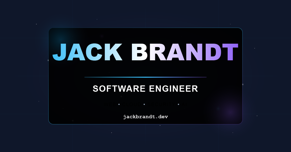 Jack Brandt | Software Engineer